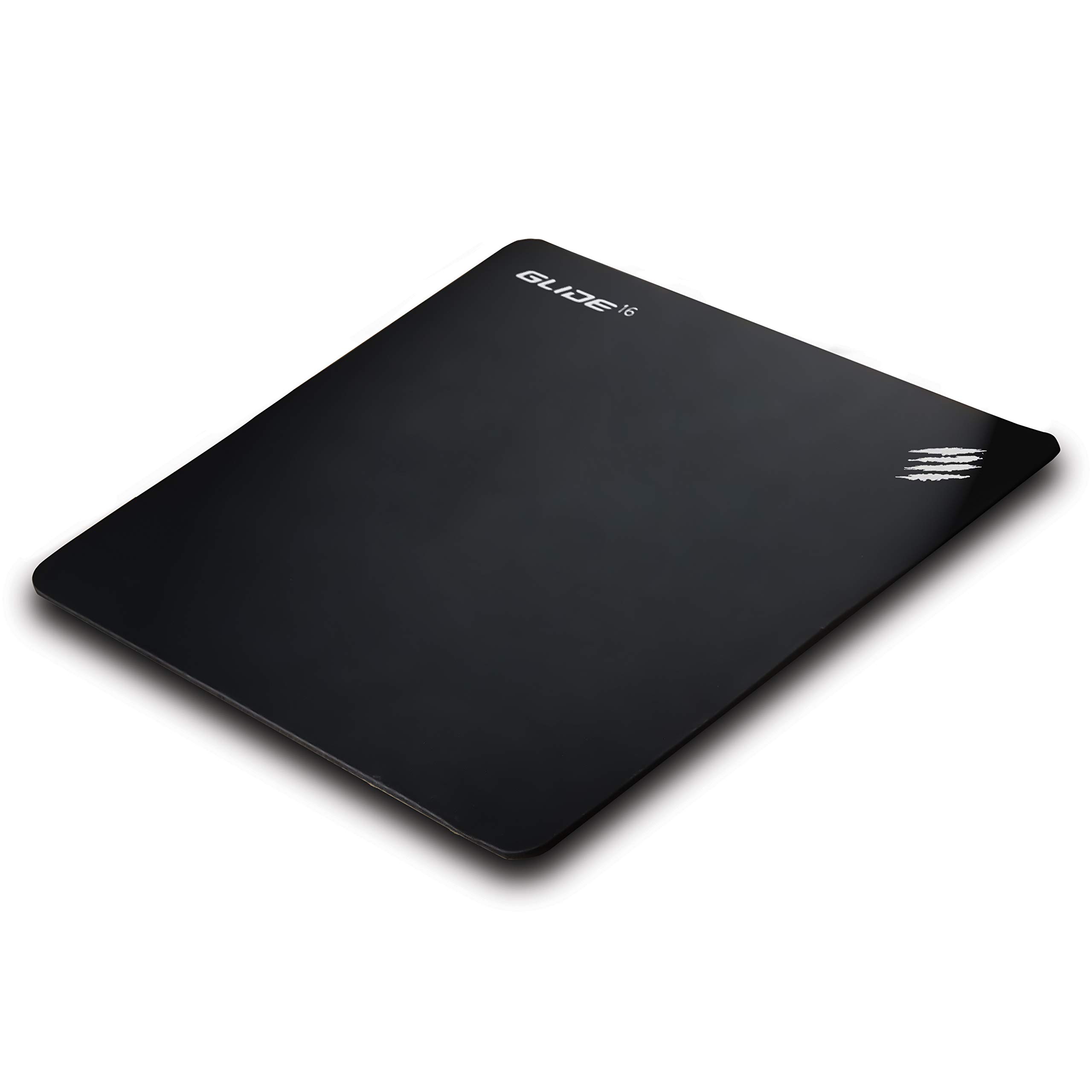 Mad Catz The Authentic G.L.I.D.E. 16 High Performance Gaming Mouse Pad Gaming Surface With Heat Bonded Edges And Non-Slip Rubber Base 10.6 x 12.6 in, Black