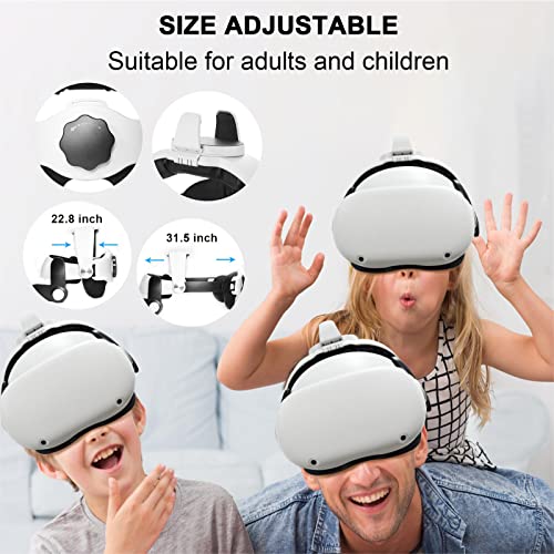 SiloKe Head Strap and Hard Carrying Case compatible with Oculus Quest 2