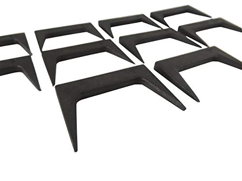 Taytools 500030 Pack of 10 Each 2 Inch Pinch Dogs with Square Back and Tapered Legs