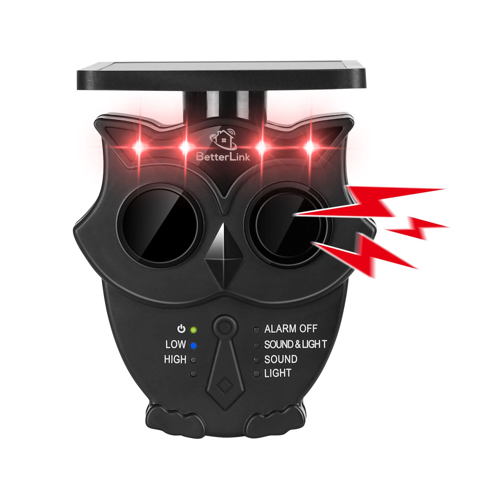 Solar Driveway Alarm, 1/2 Mile Long Range Wireless Driveway Alert System Motion Detectors Outdoor Motion Alert Sound Light Security Alert Monitor System