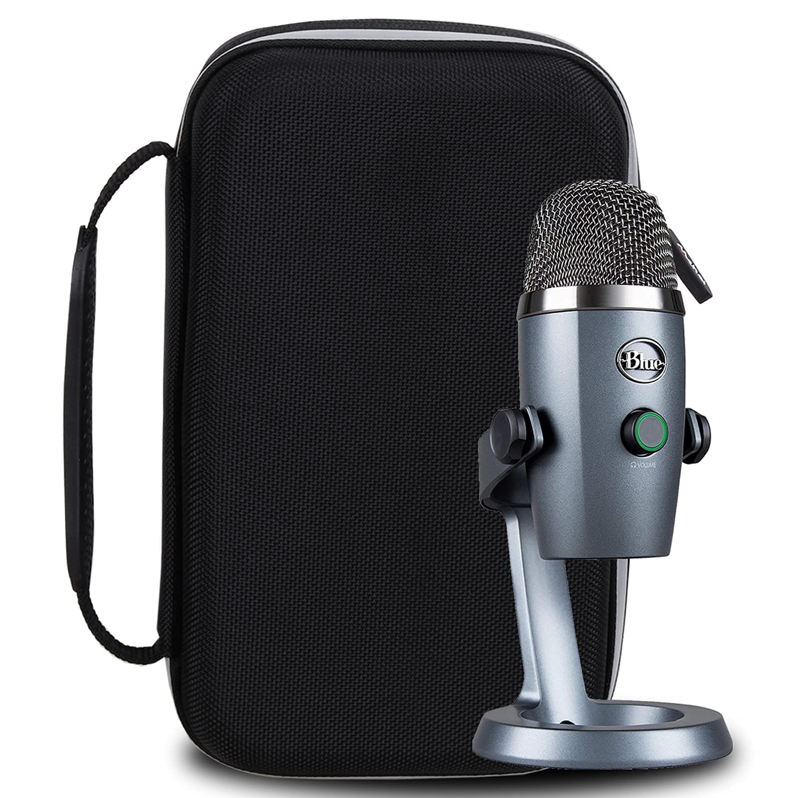 Mchoi Hard EVA Travel Case for Blue Yeti Nano Premium USB Mic(New Version), CASE ONLY