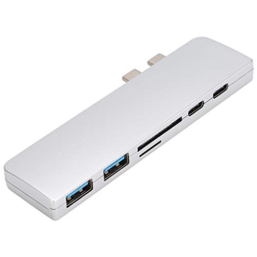 VAKAR Silver Multi-Function Converter Multiport Adapter U Disk for Mouse Phone Keyboard