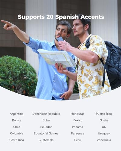 Jarvisen Language Translator Device, Two-Way Instant Voice Translator for 108 Languages, Real-Time Translation Device with Online Offline Translation, Portable Traductor for Travel, Business