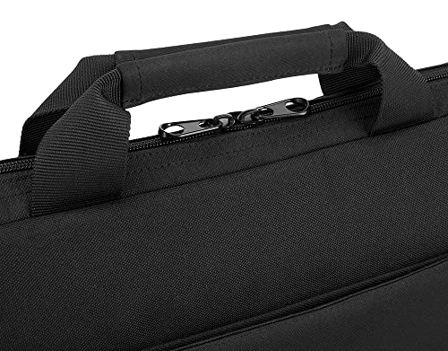 Lenovo Laptop Shoulder Bag T215 15.6 inch - Black- Slip Laptop Compartment - Front Zippered Pocket - Adjustable Strap