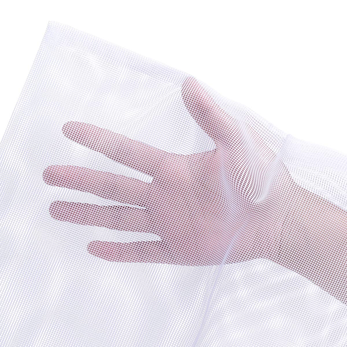 JIHAQUA Aquarium Filter Bags Large - Reusable Fish Tank Filter Media Mesh Bags with Plastic Zipper (11.5 x 15.5 inch (6 Pack))