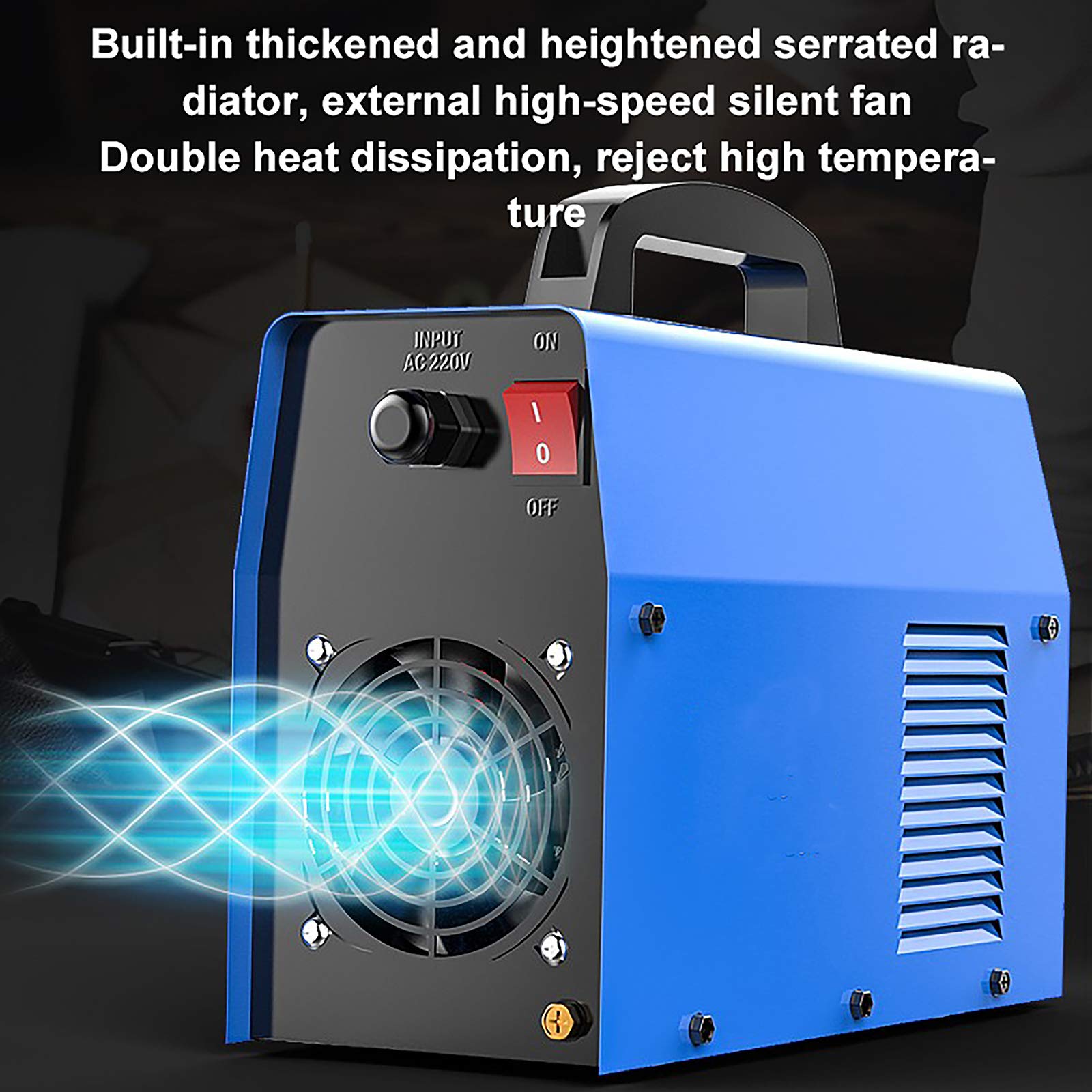 QWEASDF Welder, Welding Machine, A Full Set of Accessories for Household 220v Inverter Automatic Industrial-Grade Portable Welding,1