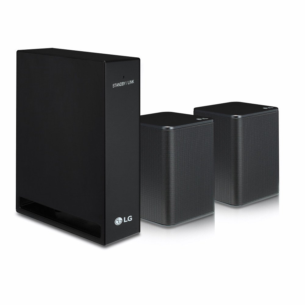 LG SN6Y 5.1 ch Full Surround Sound Wireless Expansion 560W Bundle 3.1ch High Res Audio Sound Bar w/DTS Virtual:X + 2.0 ch SPK8-S Rear Speaker Kit + Subwoofer + 2X Deco Gear HDMI Cable + Mount & More