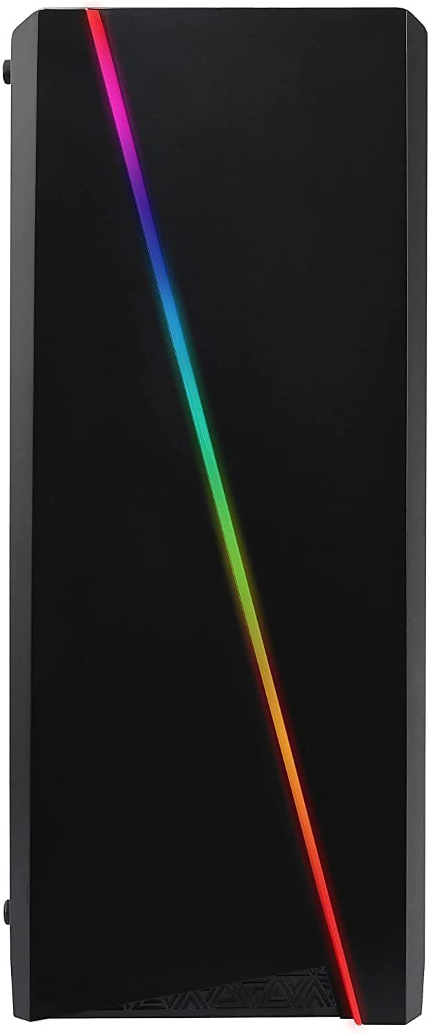 Ssrotho Gaming PC Windows 10 Professional Desktop Tower Computer, Intel Quad-Core i7 3.4Ghz, 16GB RAM, 1TB SSD, WiFi Adapter, GeForce GT 1030 2GB GDDR5, RGB Lighting Case, Black
