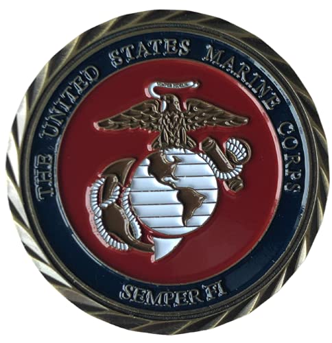 United States Marine Corps USMC Semper Fi Okinawa Japan Challenge Coin