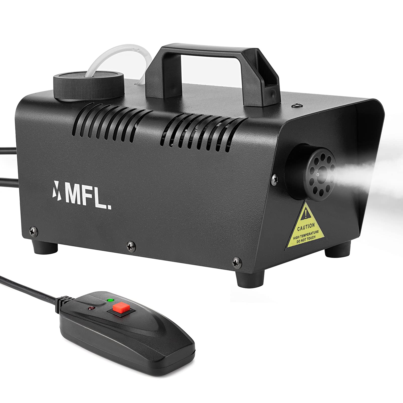 MFL. Fog Machine, Portable Smoke Machine with Wired Controller and Auto Spray Button for Stage, Disco, Halloween and Weddings (400W, 2000 CFM)