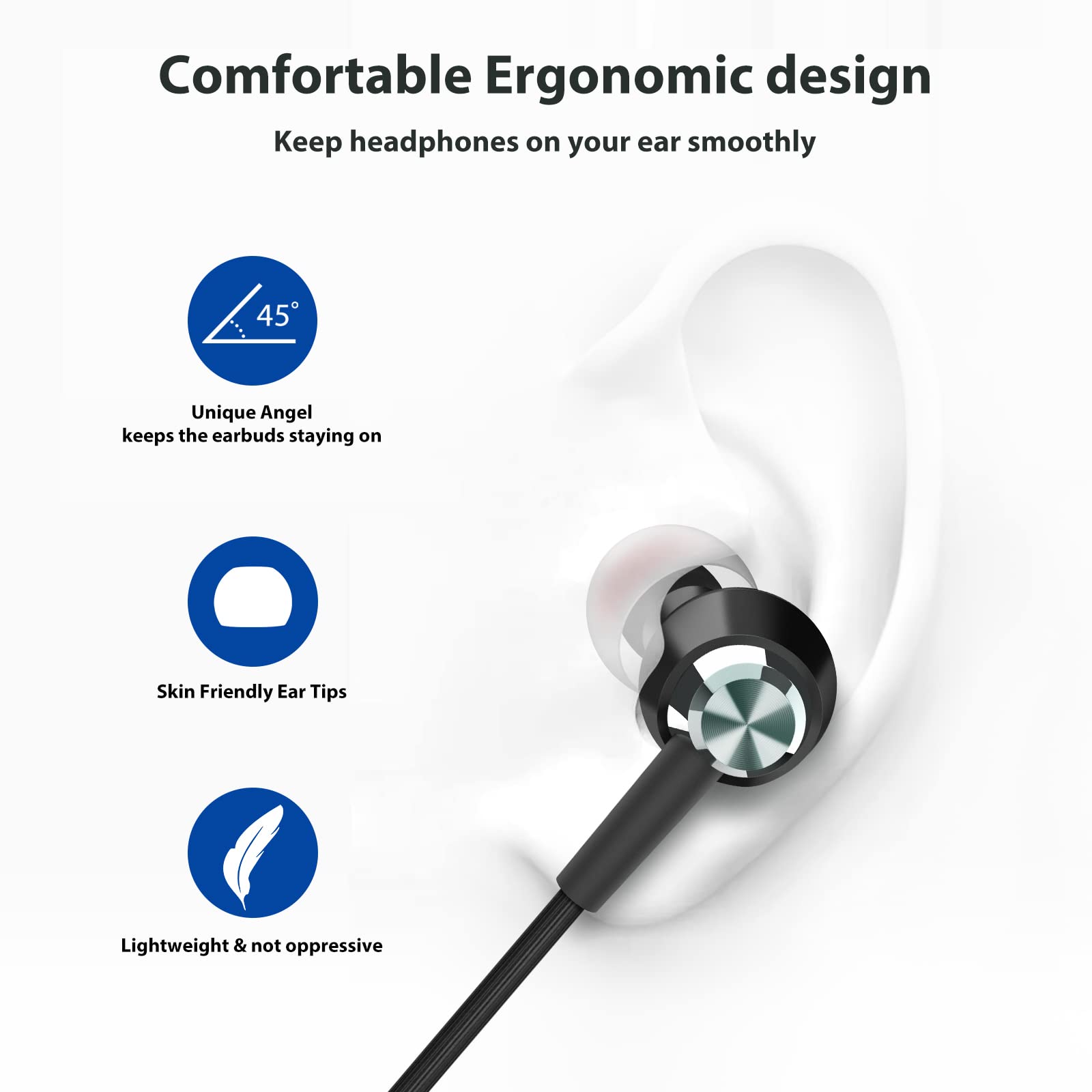 Jiunai USB C Headphones for iPhone 15 Pro, Magnetic Attached in-Ear Stereo Type C HiFi Digital Wired Earbuds with Mic Noise Reduction Earphone for MacBook Samsung Galaxy S23 Z Flip 5 iPad Pixel 8 Pro