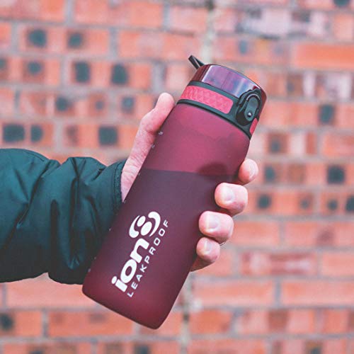 Ion8 Tour Leak Proof BPA Free Cycling Water Bottle, 750ml (24 oz), Frosted Chilli Red