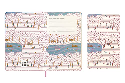 Moleskine Limited Edition 2023 Weekly Notebook Planner Sakura, 18M, Pocket, Bird, Hard Cover (3.5 x 5.5)