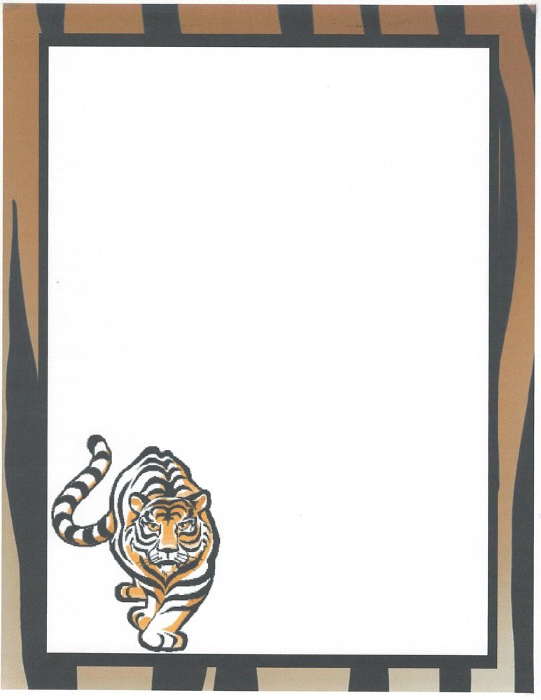 Jungle Tiger Stationery Printer Paper 26 Sheets