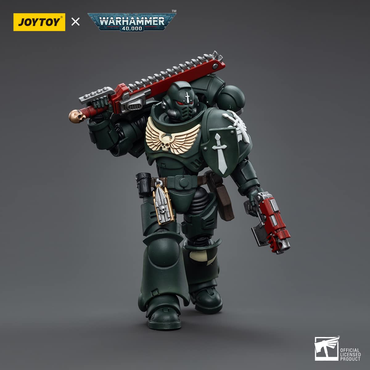 JOYTOY 1/18 Action Figures Warhammer 40K Mecha Joy Toy Figure Model Toys Dark Angels Intercessors Sergeant Rakiel