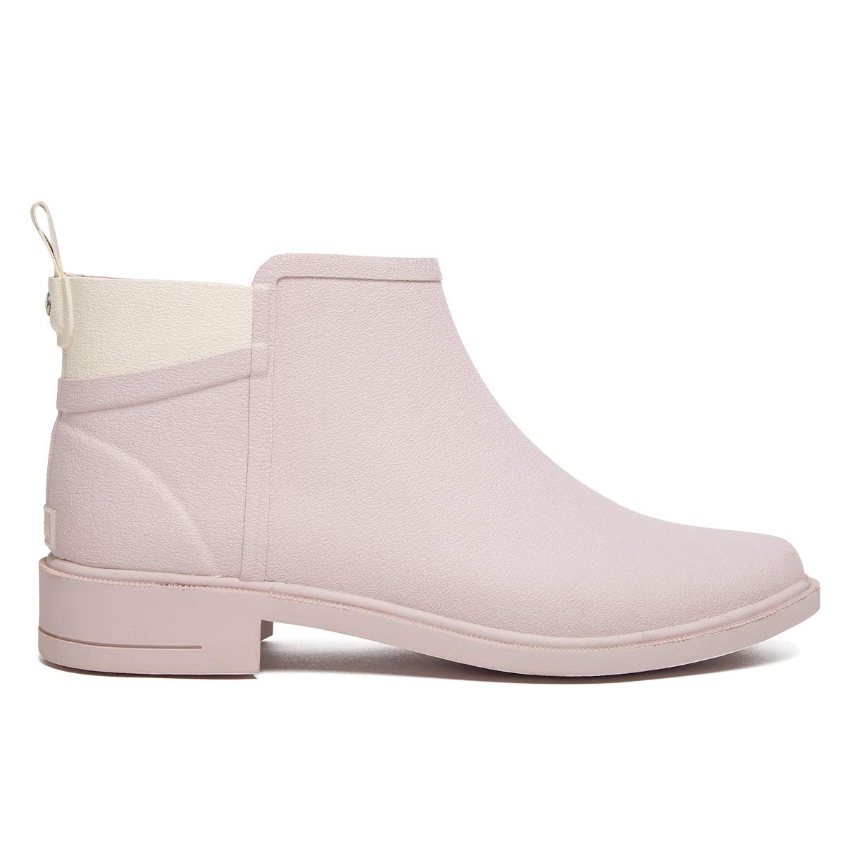 L Rain Women's Ankle Rain Boots Fashion Rain Shoes Chelsea Booties-Pink 9