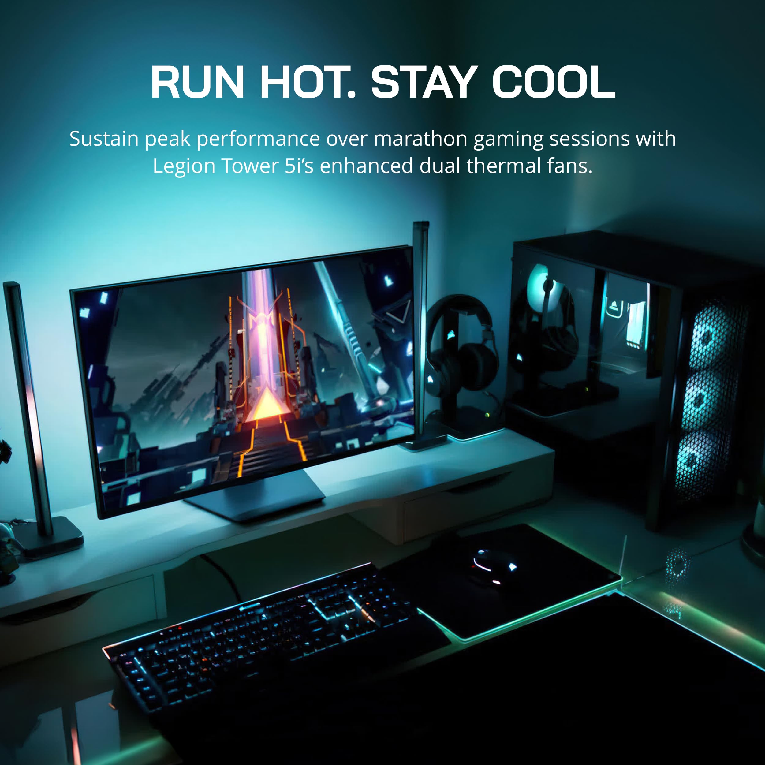 LENOVO Legion 5i Tower Gen 7 Gaming Desktop, Intel Core i7-12700 Processor, 64GB DDR5 RAM, 2TB PCIe SSD + 4TB HDD, NVIDIA GeForce RTX 3060 12G DDR6, Win 11 Pro, Black, 32GB Hotface USB Card