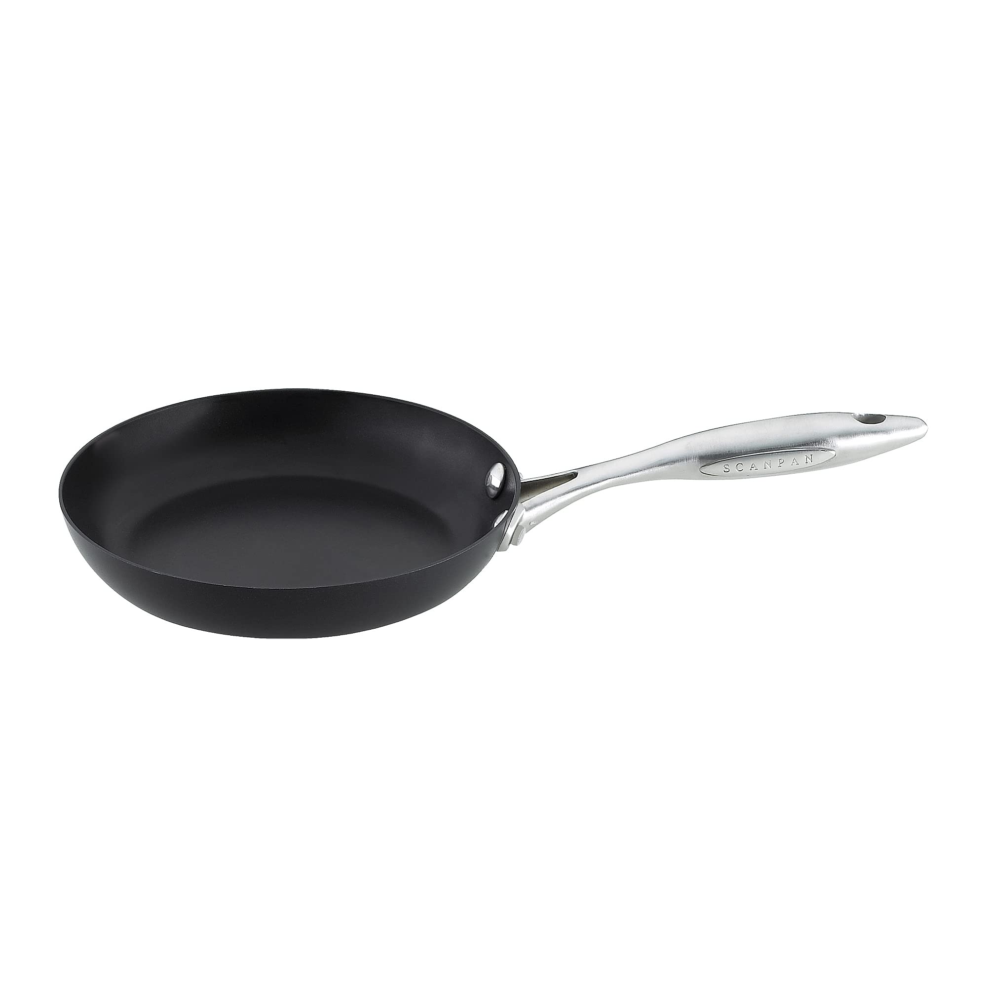 SCANPAN Professional 8ā Fry Pan - Easy-to-Use Nonstick Cookware - Dishwasher, Metal Utensil & Oven Safe - Made in Denmark