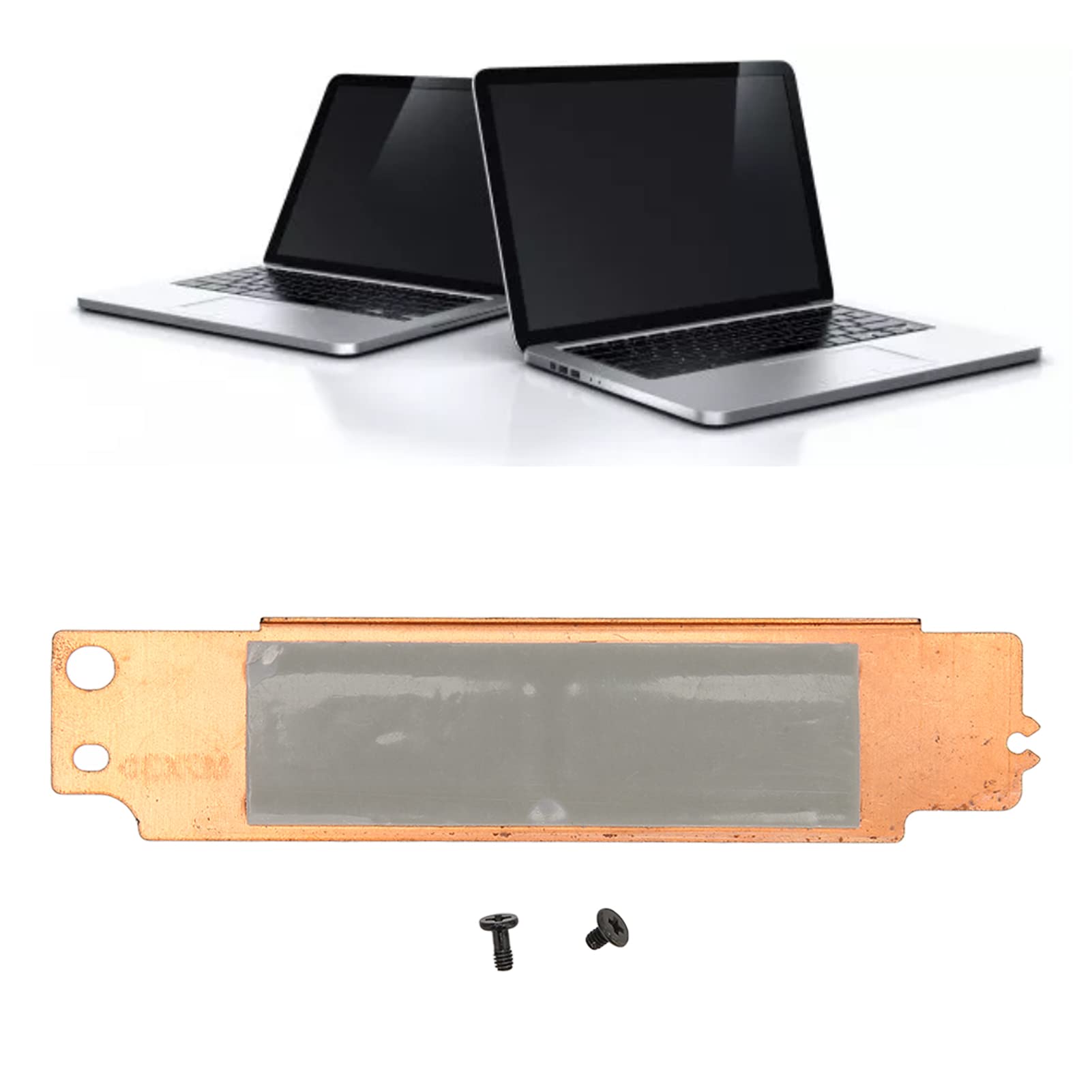 Solid State Drive Cooling Plate, M.2 SSD Cooler Cover Laptop Solid State Drive Cooling Heatsink Cover Bracket for Nvme M.2 NGFF 2280 SSD, for E7470 E7270