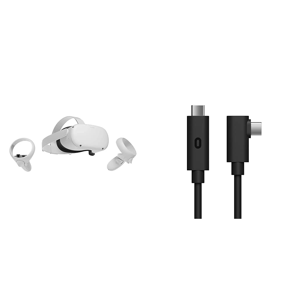Meta Quest 2 β Advanced All-In-One Virtual Reality Headset β 256 GB with Virtual Reality Headset Cable