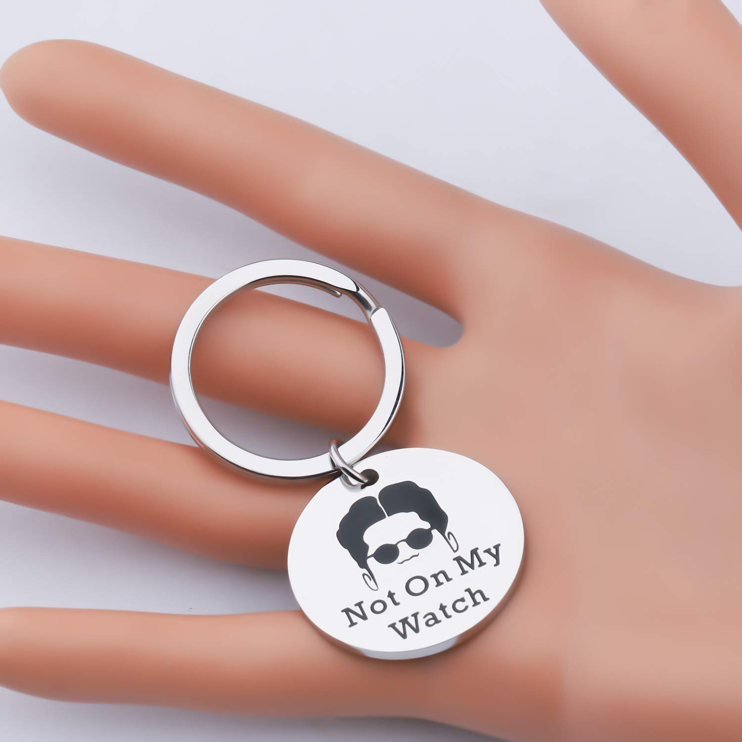 Lywjyb Birdgot TV Show Inspired Gift Not On Keychain Gift for TV Show Fans Best Friends (Guillermo ky)