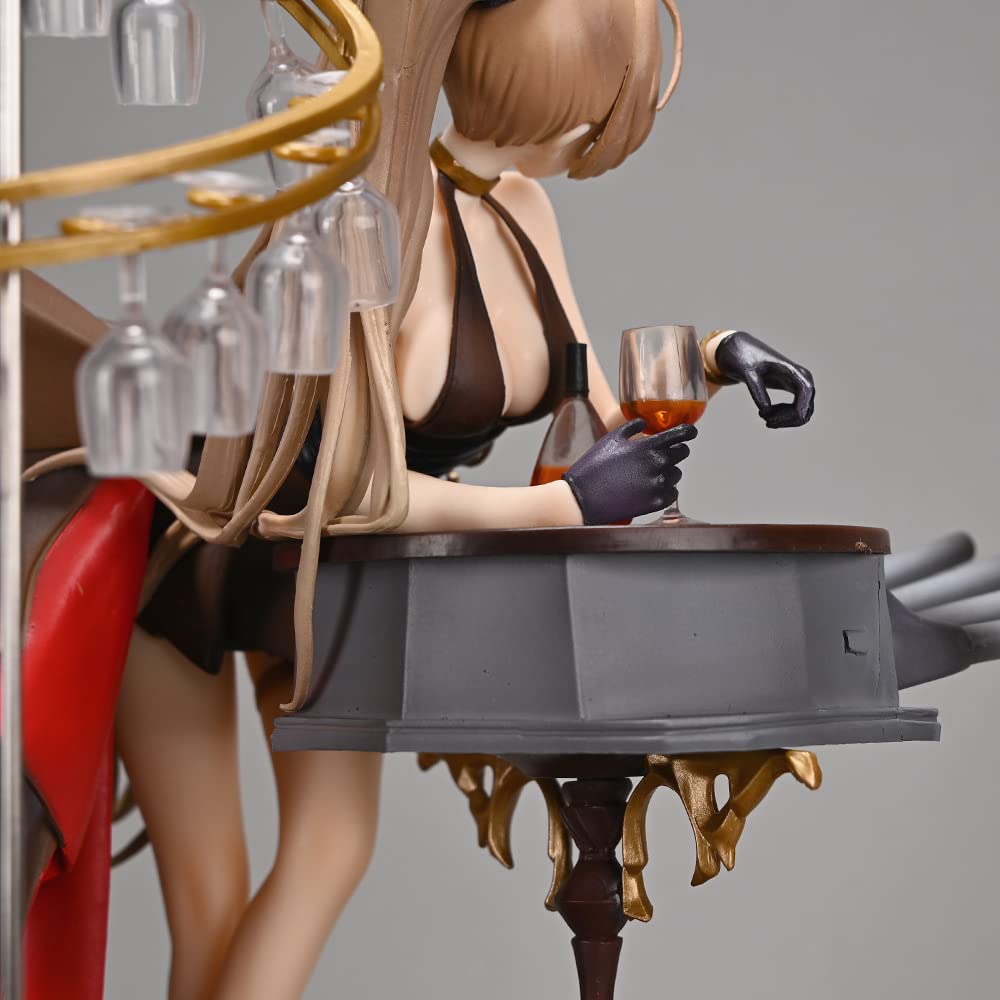 Static Tabletop Objects, Figure, Jean Bart, Azur Lane, Formal Dress, Approx. 30cm High, Anime Game Character, Room Decoration Model, Handmade Model