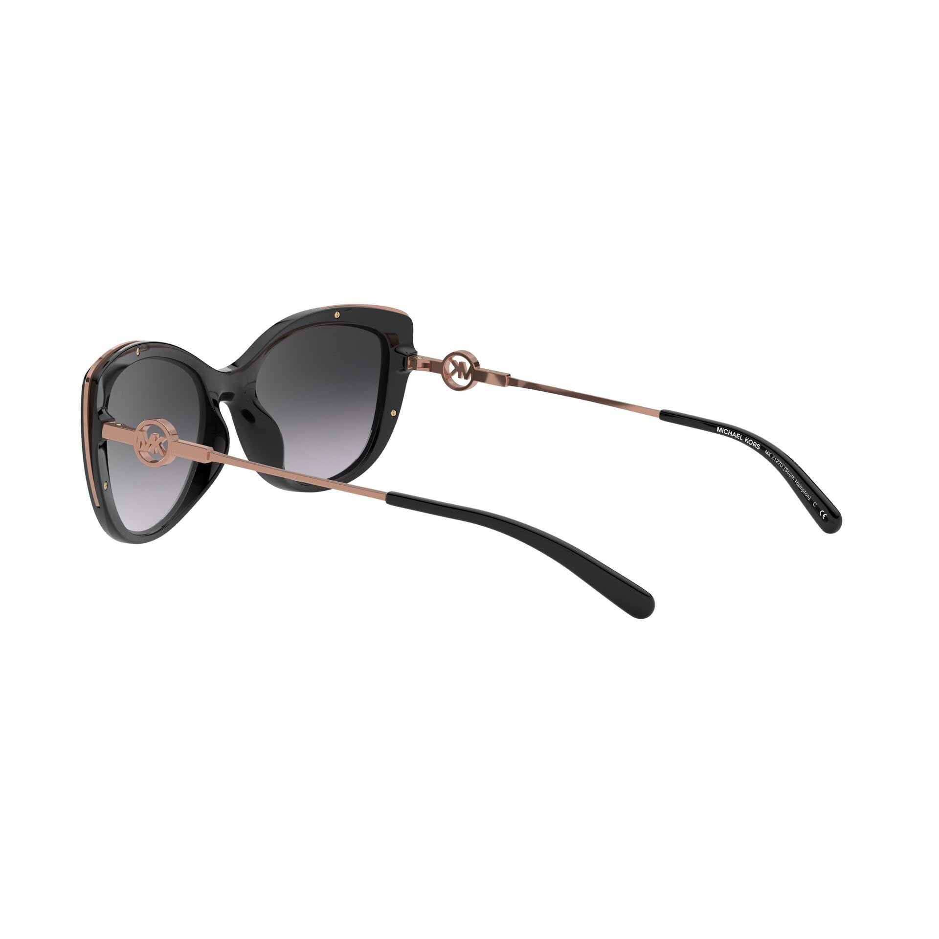 Michael Kors sunglasses for womens 55 mm South Hampton Black/Dark Grey Gradient One Size