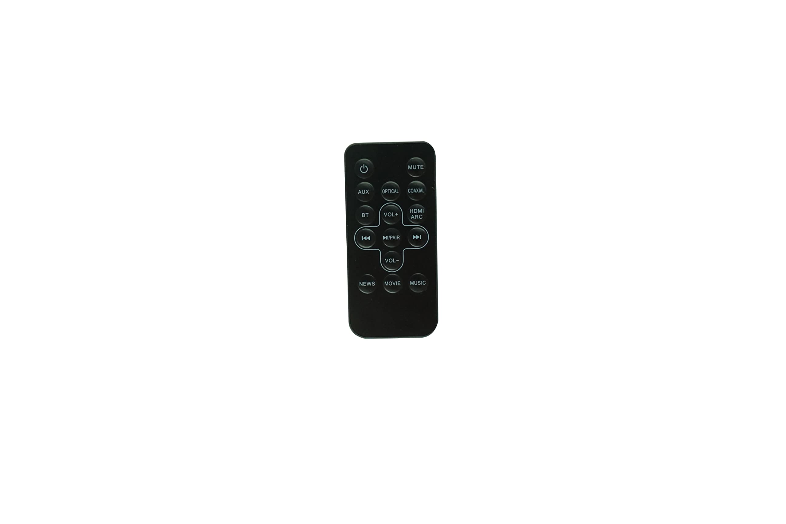 SZHKHXD Remote Control for Toshiba TY-WSB600 TRM-WSB600 & Dutch Originals DO-SV-BTSB3-B Bluetooth Sound Bar Soundbar Audio System Speaker