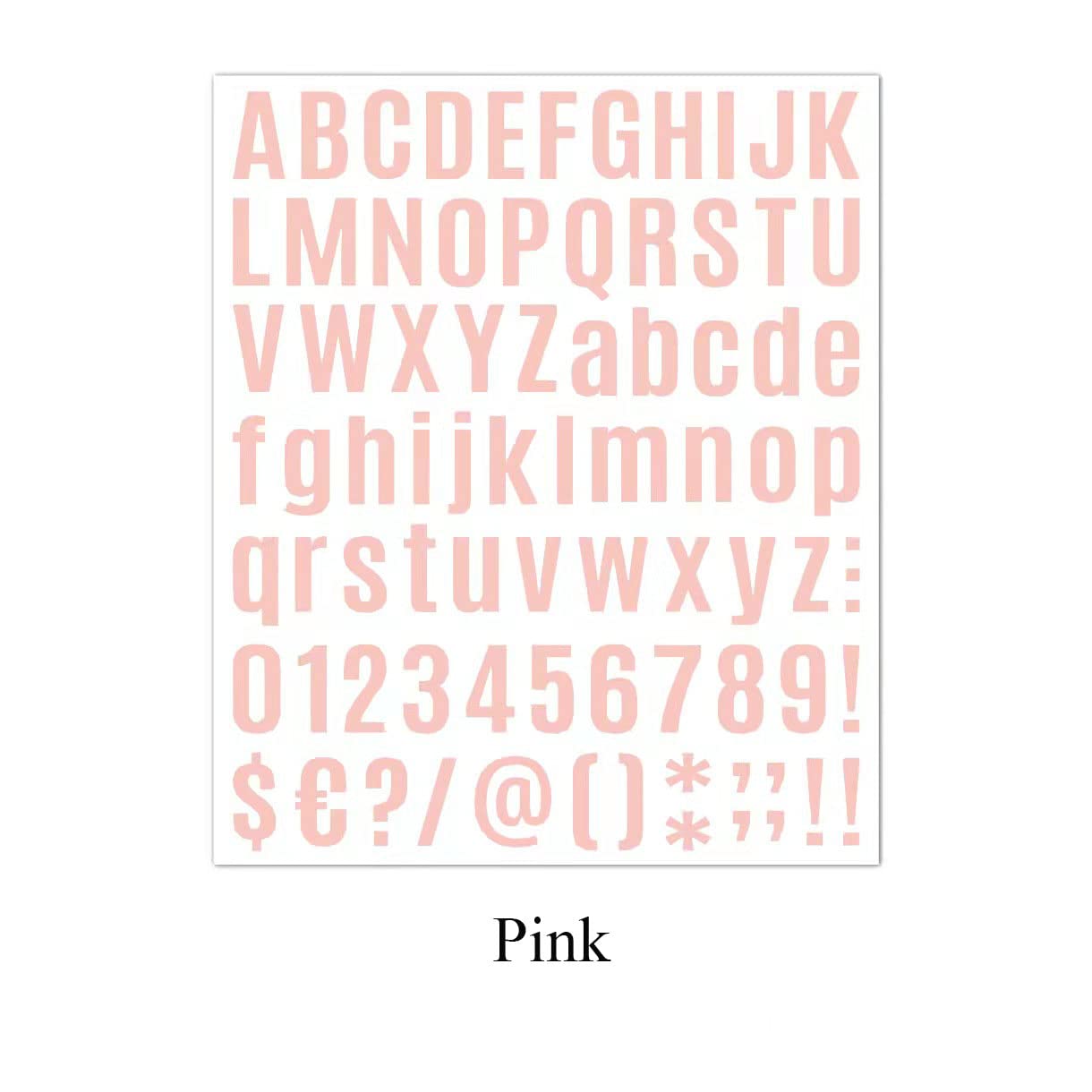 TBONTBY 12 Sheets Self Adhesive Letters Numbers Kit, Alphabet Number Stickers, Decals for Mail Box, Address Number, Cards, Water multicolor 1inch