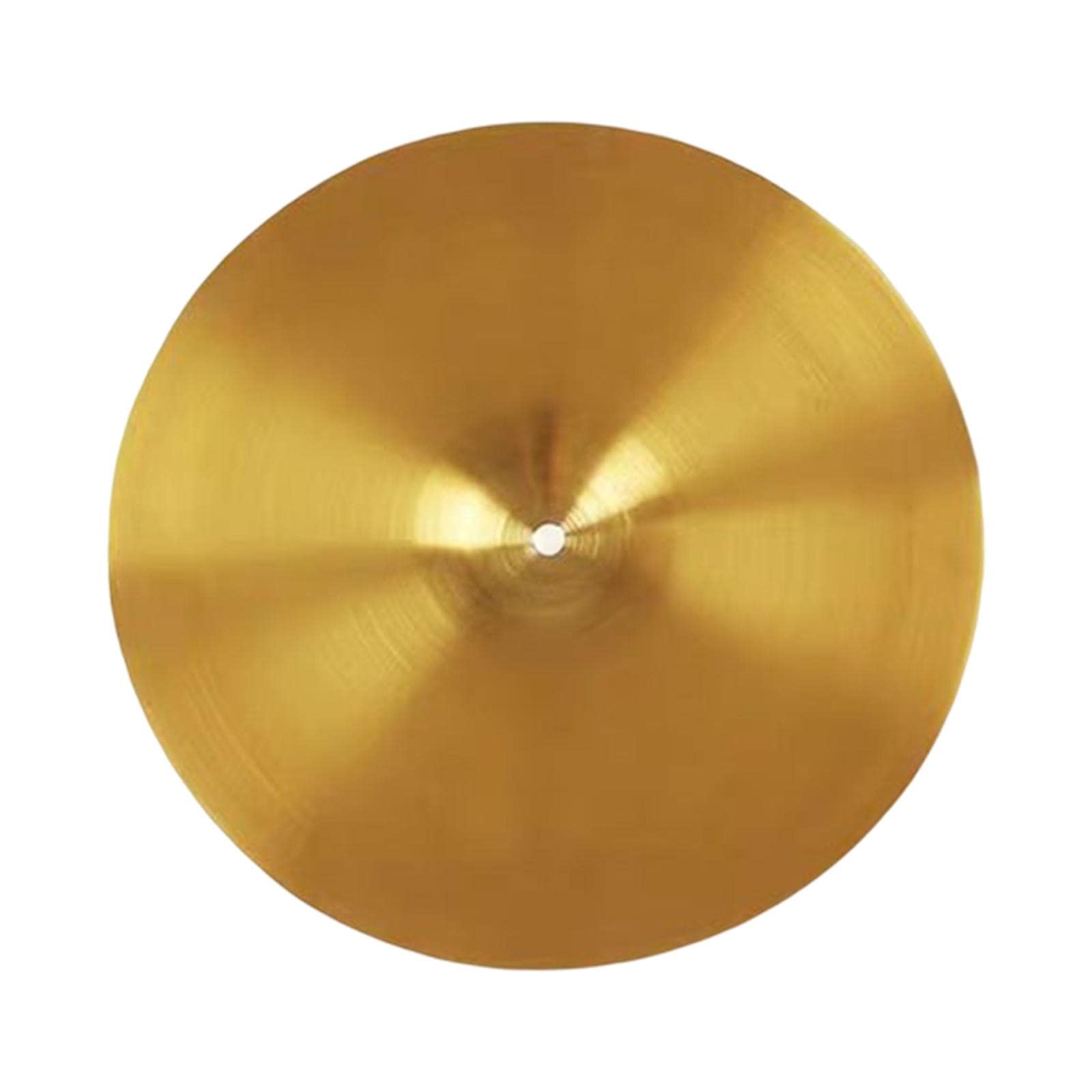 Tachiuwa Durable Brass Jazz Drum Crash Cymbals Alloy Crash Cymbal Hi Hat for Drum Players, 12inch