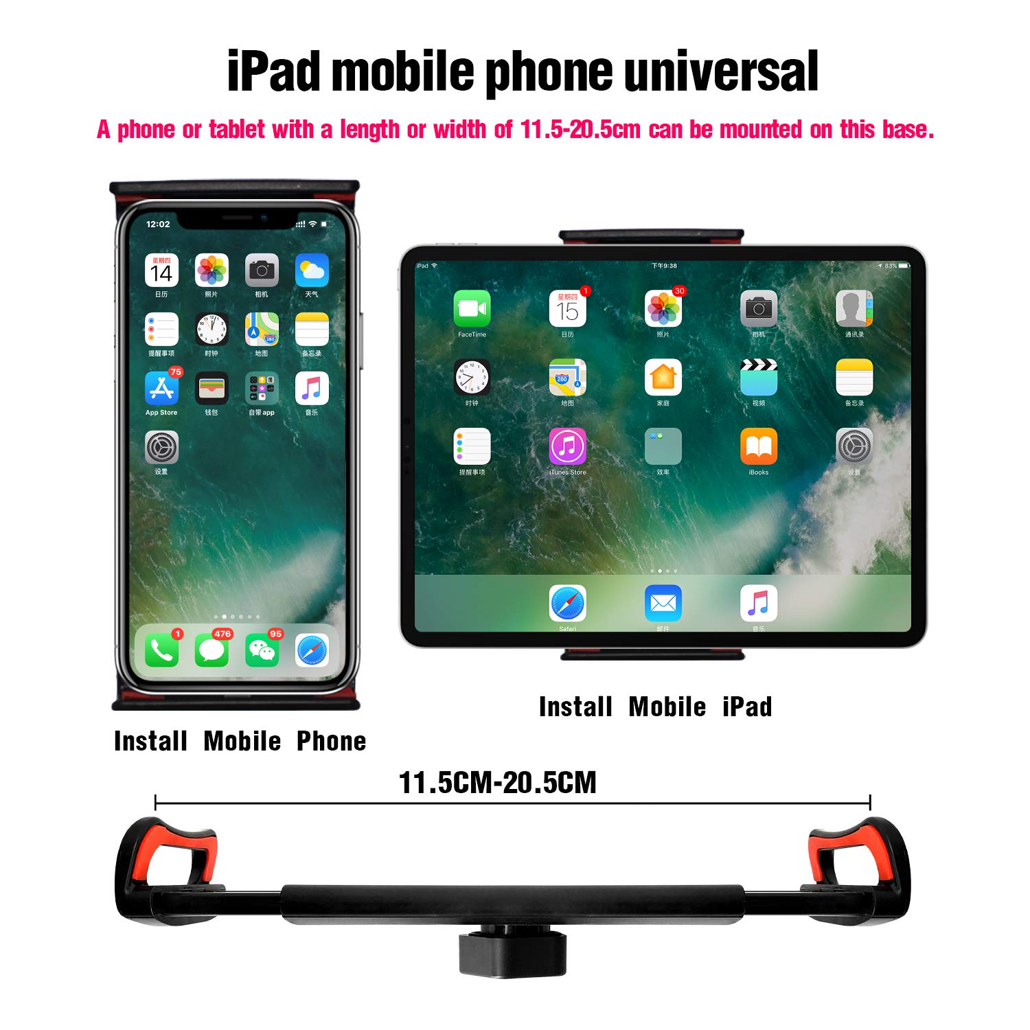 LED Ring Light with Tablet Tripod Stand Kit - 10'' Circle Ringlight with Cell Phone Holeder & Photo Selfie Remote for Tiktok YouTube Video Recording Zoom Meeting Makeup Lighting for iPad iPhone Laptop