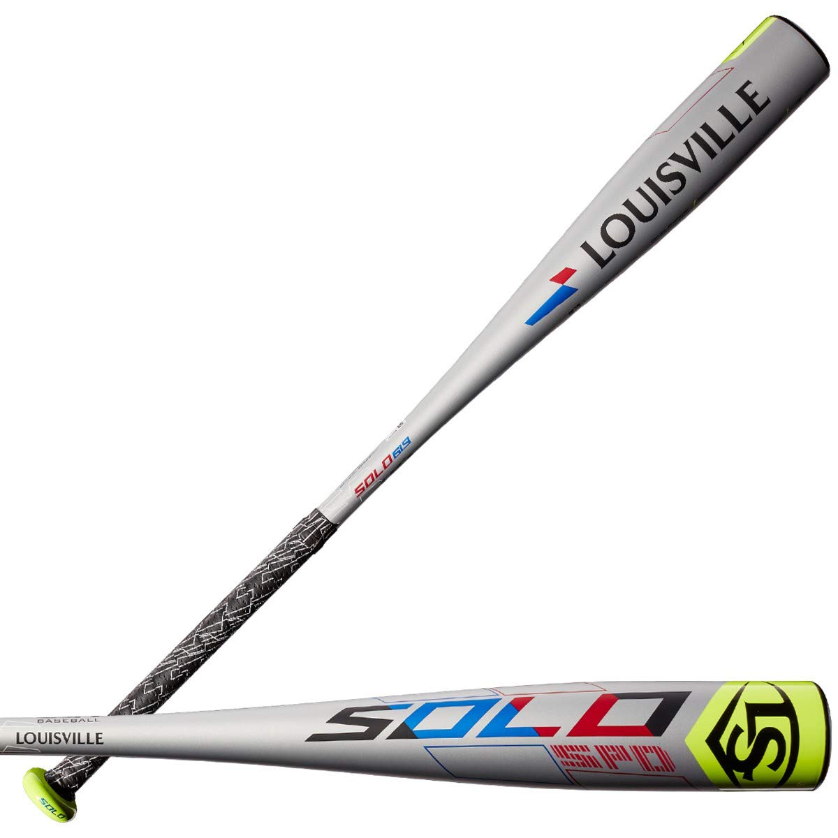 Louisville Slugger 2019 Solo SPD (-13) 2 1/2" USA Baseball Bat, 30"/17 oz