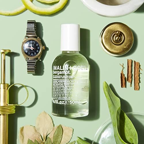 Malin + Goetz Bergamot Eau de Parfum, 1.7 Fl. Oz. β Men & Women's Perfume, Naturally Bright Fragrance, Scented Perfume, Earthy & Musk Scent, Vegan & Cruelty Free