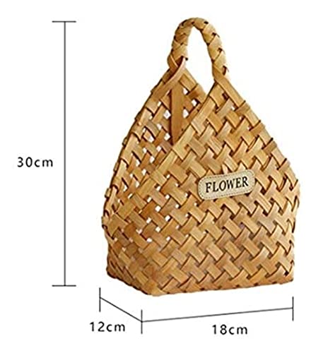 WALTX Woven Seagrass Belly Basket for Storage Plant Pot Basket and Laundry, Picnic and Grocery Basket