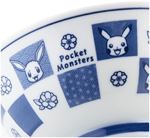 Pokémon 141175 Ramen Bowl, Donburi, Approx. 6.3 inches (16 cm), Chiyo Paper, Dyed, Made in Japan