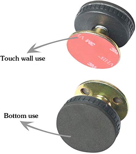 JULAN Adjustable Bed Frame Anti-Shake Tool,Headboard Stoppers with Furniture Pads and Screws,Bedside Headboards Prevent loosening Anti-Shake Fixer,Protect The Wall from Banging (4pack, 1.18-1.57")