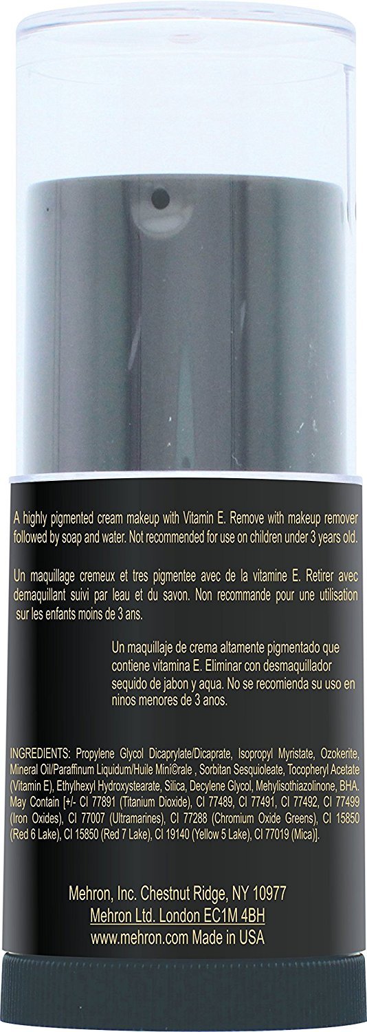 Mehron Makeup CreamBlend Stick | Face Paint, Body Paint, & Foundation Cream Makeup| Body Paint Stick .75 oz (21 g) (Medium Dark 0)