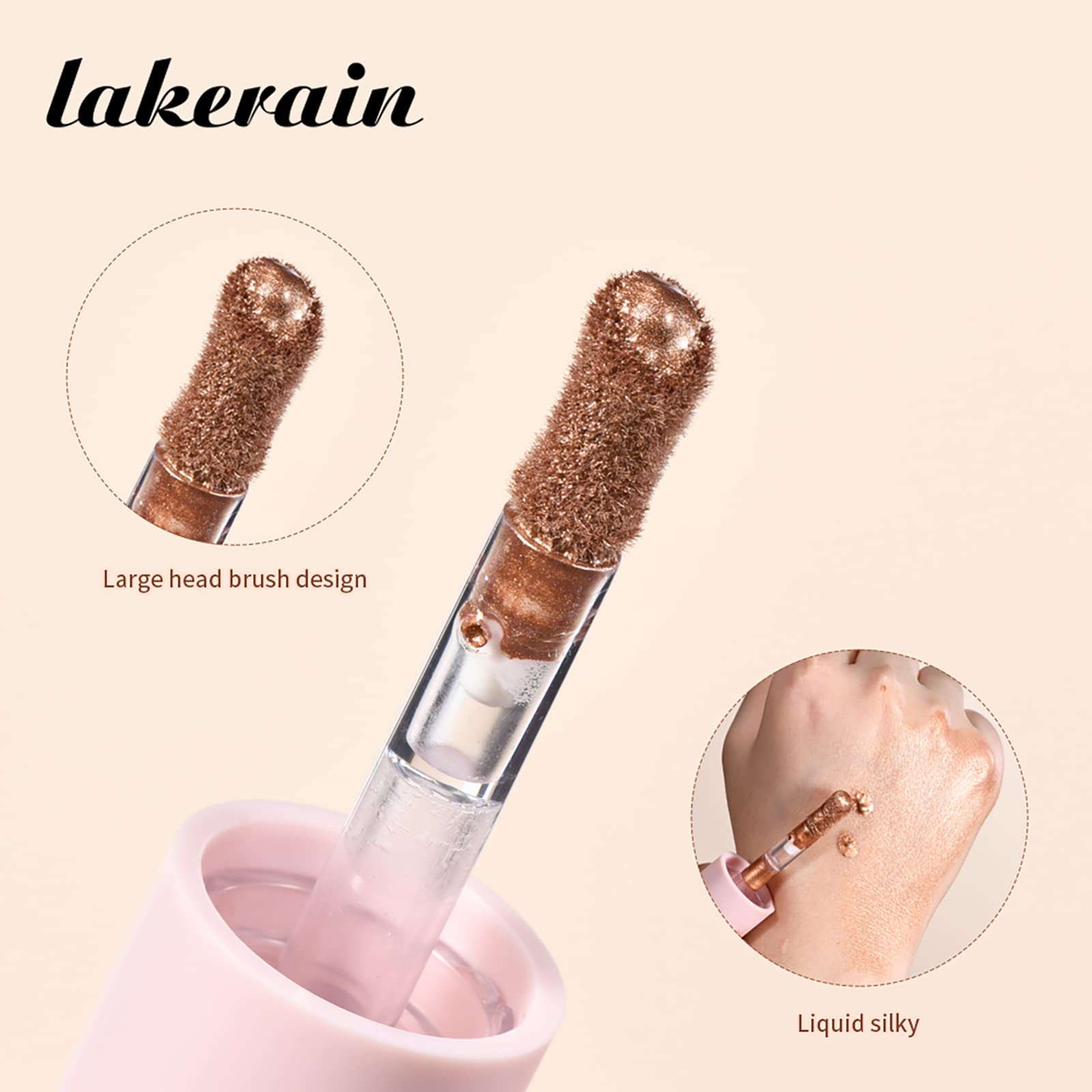 Liquid Luminizer,Body Luminizer, Face Body Highlighter,All In One Makeup Liquid Illuminator,Waterproof Moisturizing Light Shimmer Illuminator for Face & Body(#1-MOONLIGHT)