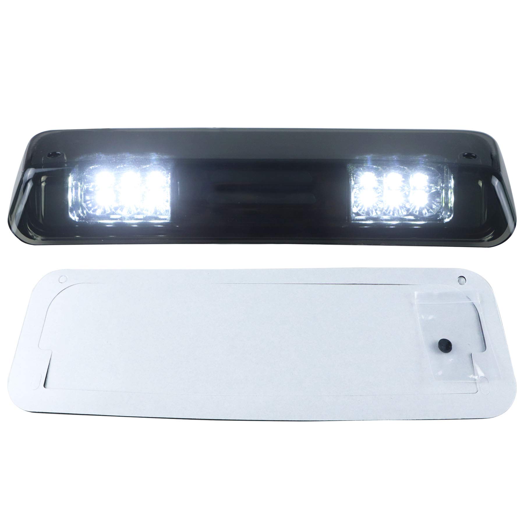 LED Third 3rd Brake light for 04-08 Ford F150 07-10 Ford Explorer 06-08 Lincoln Mark LT, Rear Cargo Lamp High Mount Stop light (Smoke)