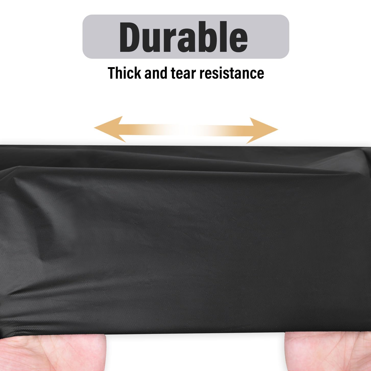 ZGORENDZ 2 Pack Rectangle Tablecloths 54 x 108 Inch Water Resistant Tablecloths Disposable Fabric Table Cover for Dining Table, Buffet Party and Camping, Black