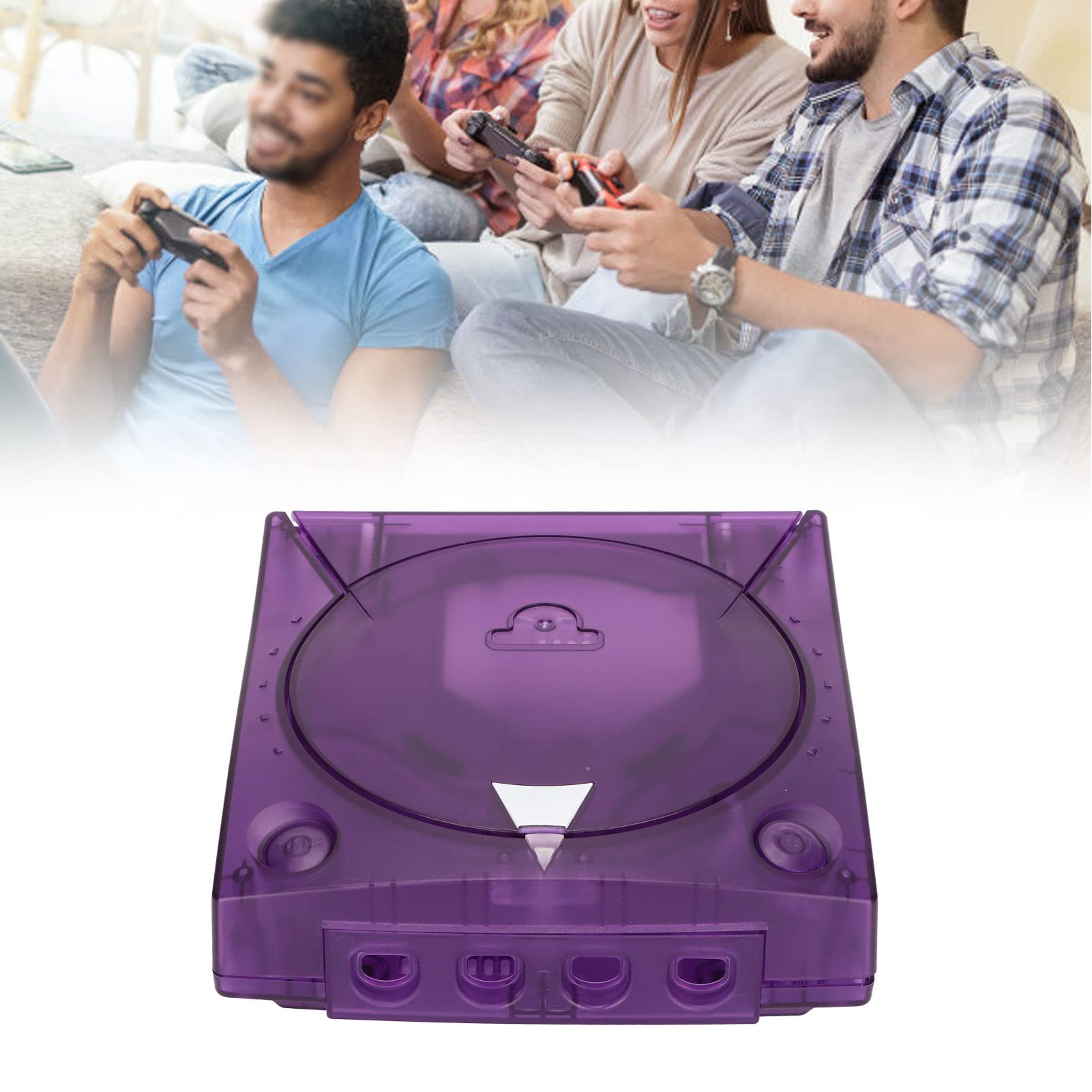Protective Case Good Replacement Transparent Purple Clear Case for Dreamcast DC