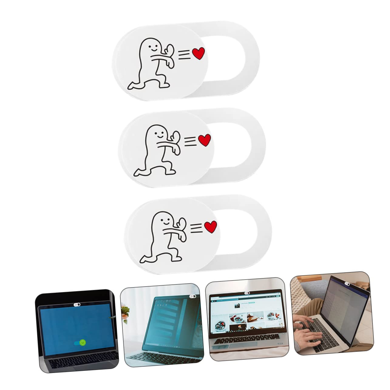 SOLUSTRE Paddle Board Mount Camera 3pcs Camera Privacy Cover Computer Appendix Bride Groom Figurine