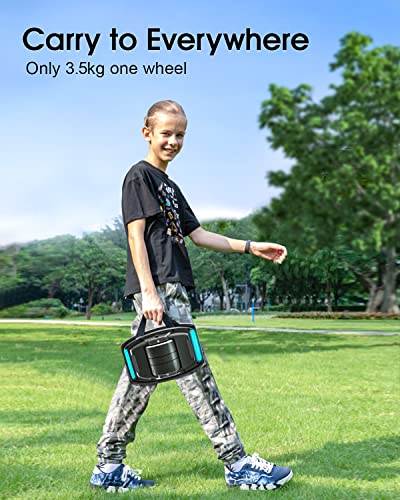 MAGIC HOVER Electric Roller Skate Hover Board, 300W Dual Motor Self Balancing Scooter for Kids and Adults, Hovershoes Drift X1, 3.5" Freeline Skate, 12km/h Max Speed hoverboard