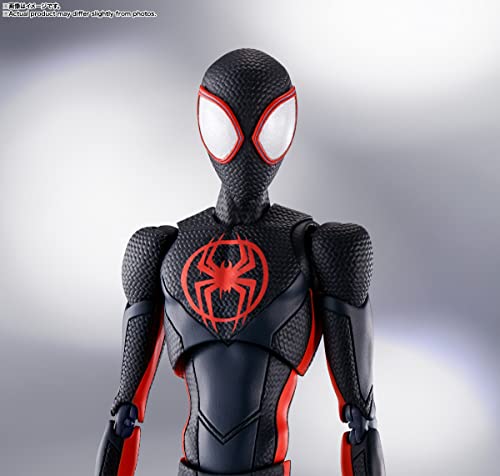 TAMASHII NATIONS - Spider-Man: Across The Spider-Verse - Spider-Man (Miles Morales) (Spider-Man: Across The Spider-Verse), Bandai Spirits S.H.Figuarts Action Figure