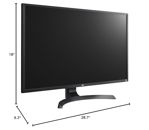 LG 32UD60-B 4K Monitor 32" UHD (3840 x 2160) LED Display, DCI-P3 95% Color Gamut, HDCP 2.2 Campatible, AMD FreeSync, On Screen Control, Height Adjustable Stand - Black
