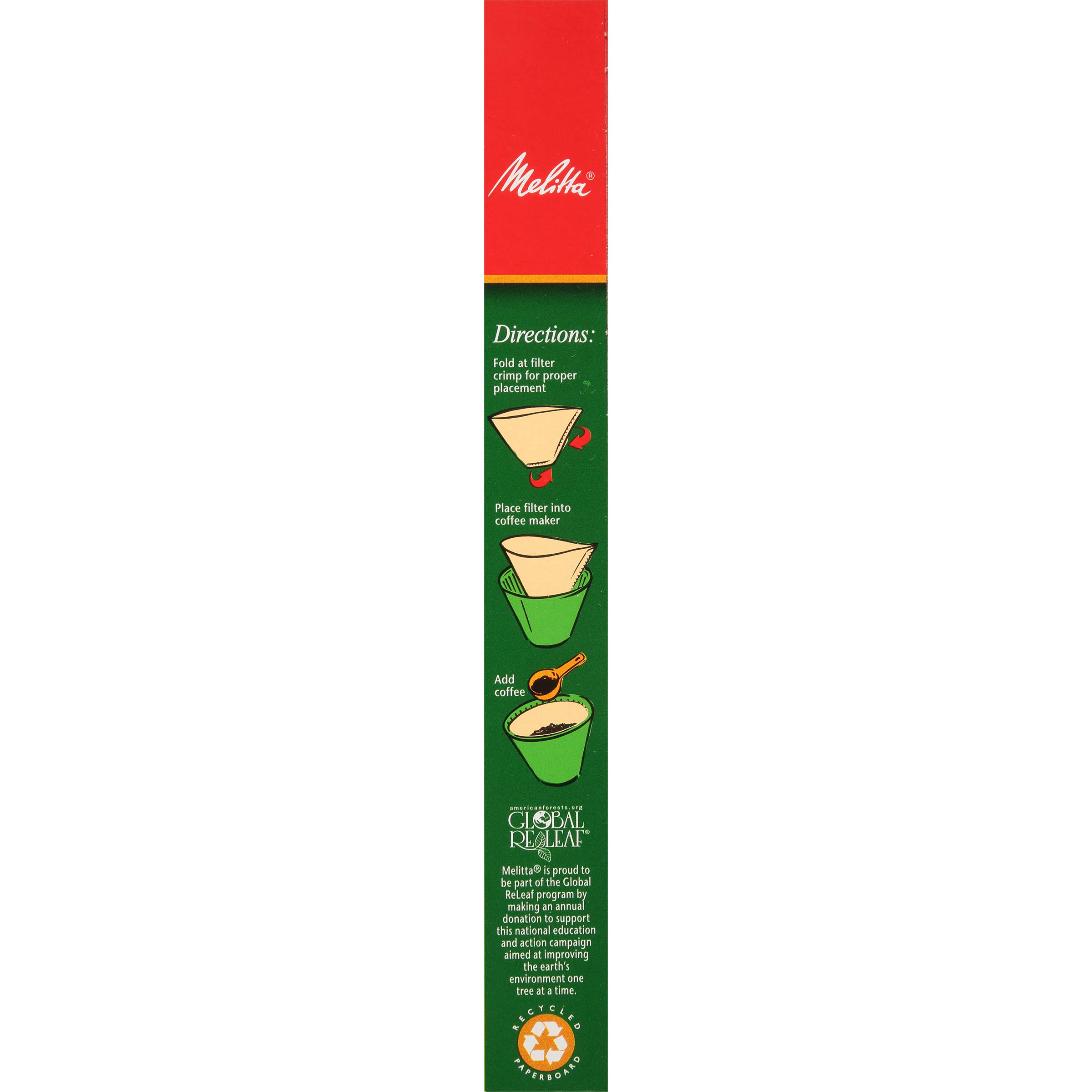 Melitta 4 Cone Coffee Filters, Unbleached Natural Brown, 40 Total Filters Count - Packaging May Vary