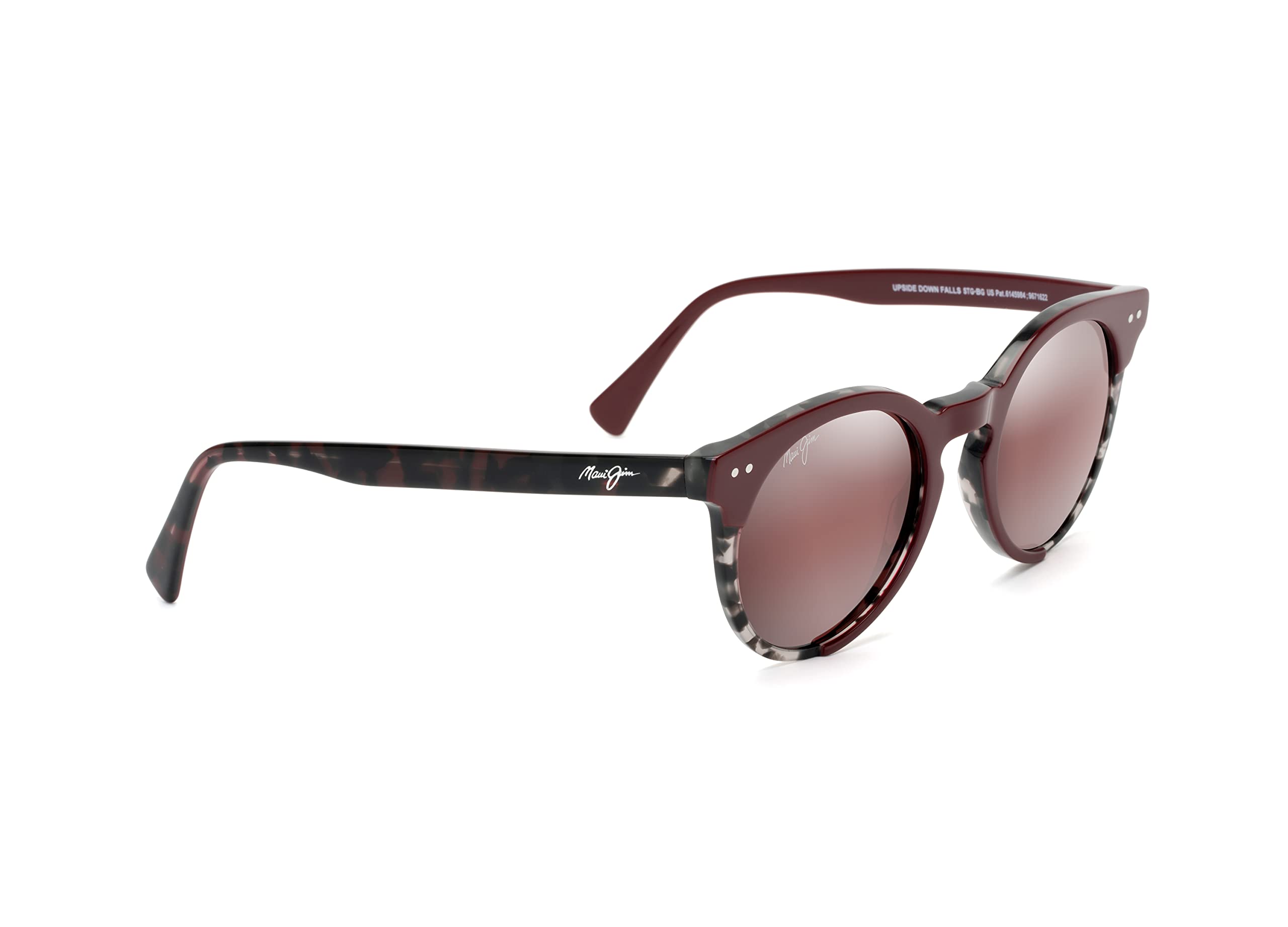 Maui Jim Men's and Women's Upside Down Falls Polarized Classic Sunglasses, Navy/Neutral Grey, Medium