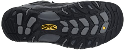 KEEN Men's Koven MID WP-M Hiking Boots, Black Steel Grey, 9