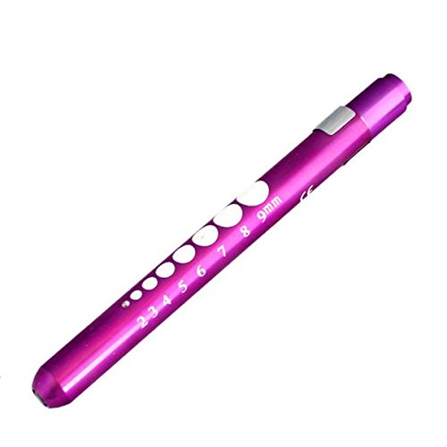SolwDa Wearable Lights for Kids Playing at Night Doctor Pen EMT First Flashlight Torch Medical Light Aid Emergency LED Flashlight Camping Must Haves for Kids, Purple, One Size