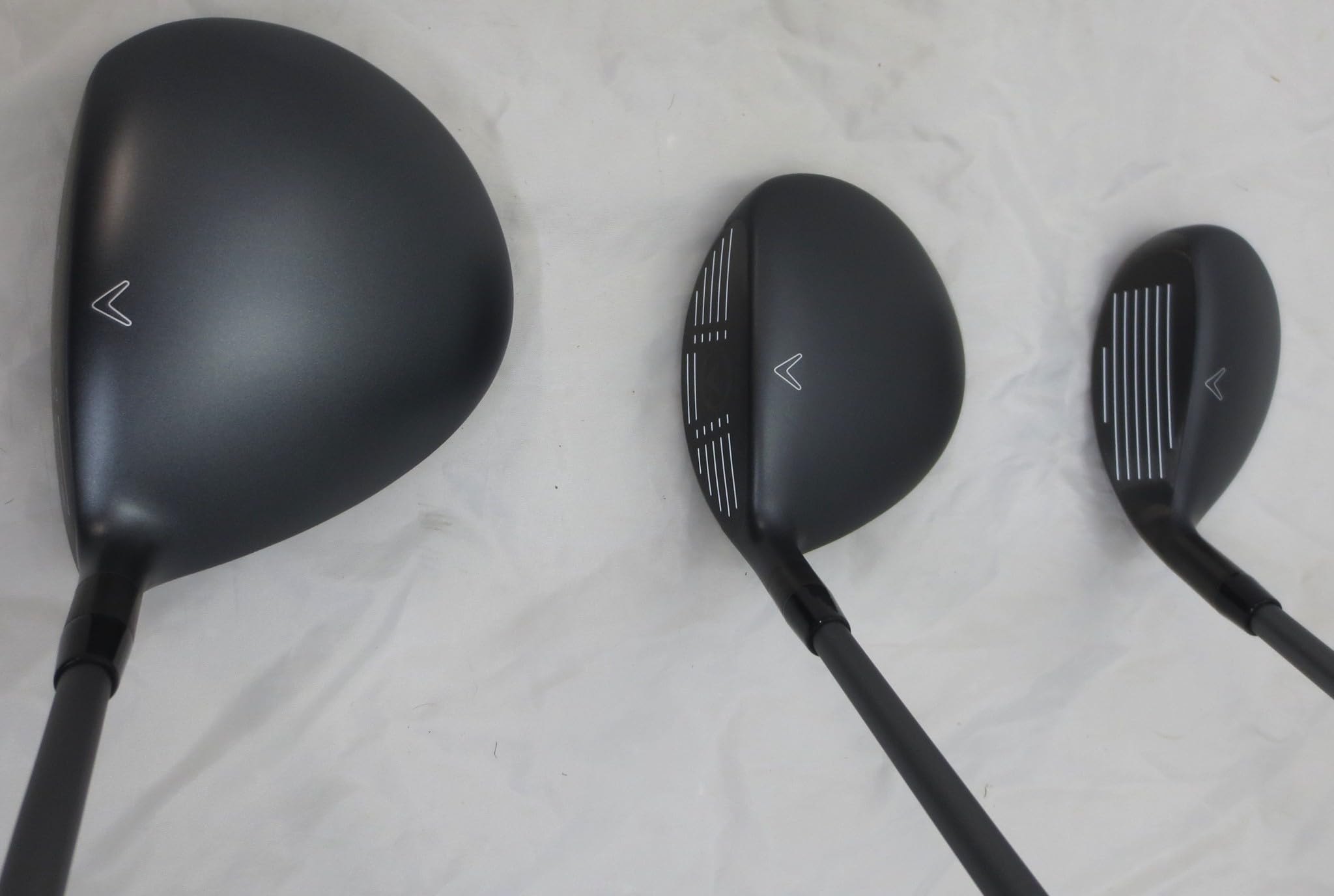Mens Callaway Golf Set Driver, Wood, Hybrid, Irons, Putter, Bag Right Handed Stiff Flex